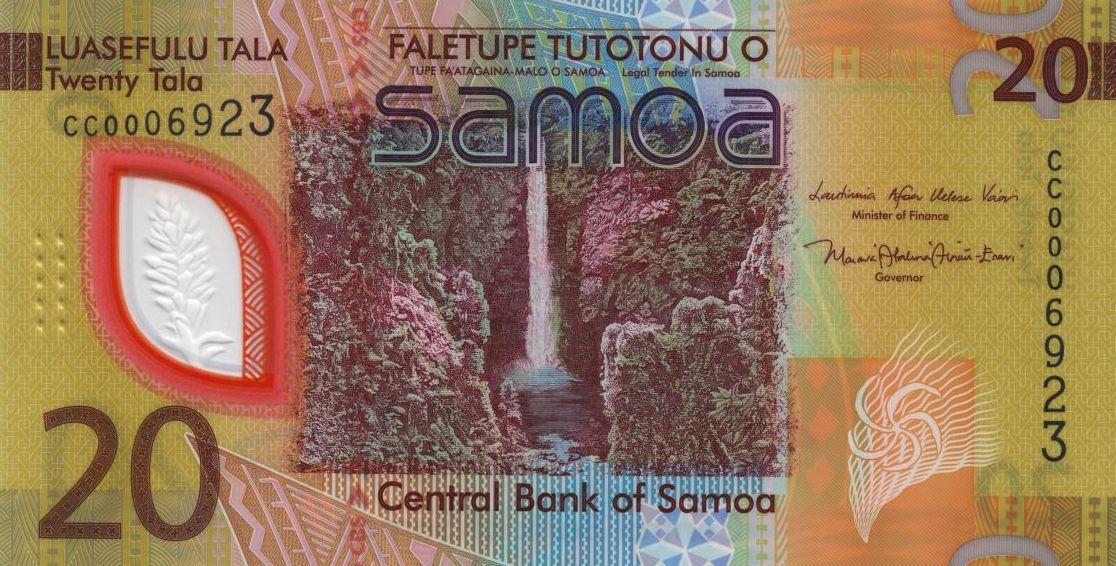 Samoa 20 Tala 2023 UNC | UNCbankovky.cz | sběratelské bankovky z celého ...